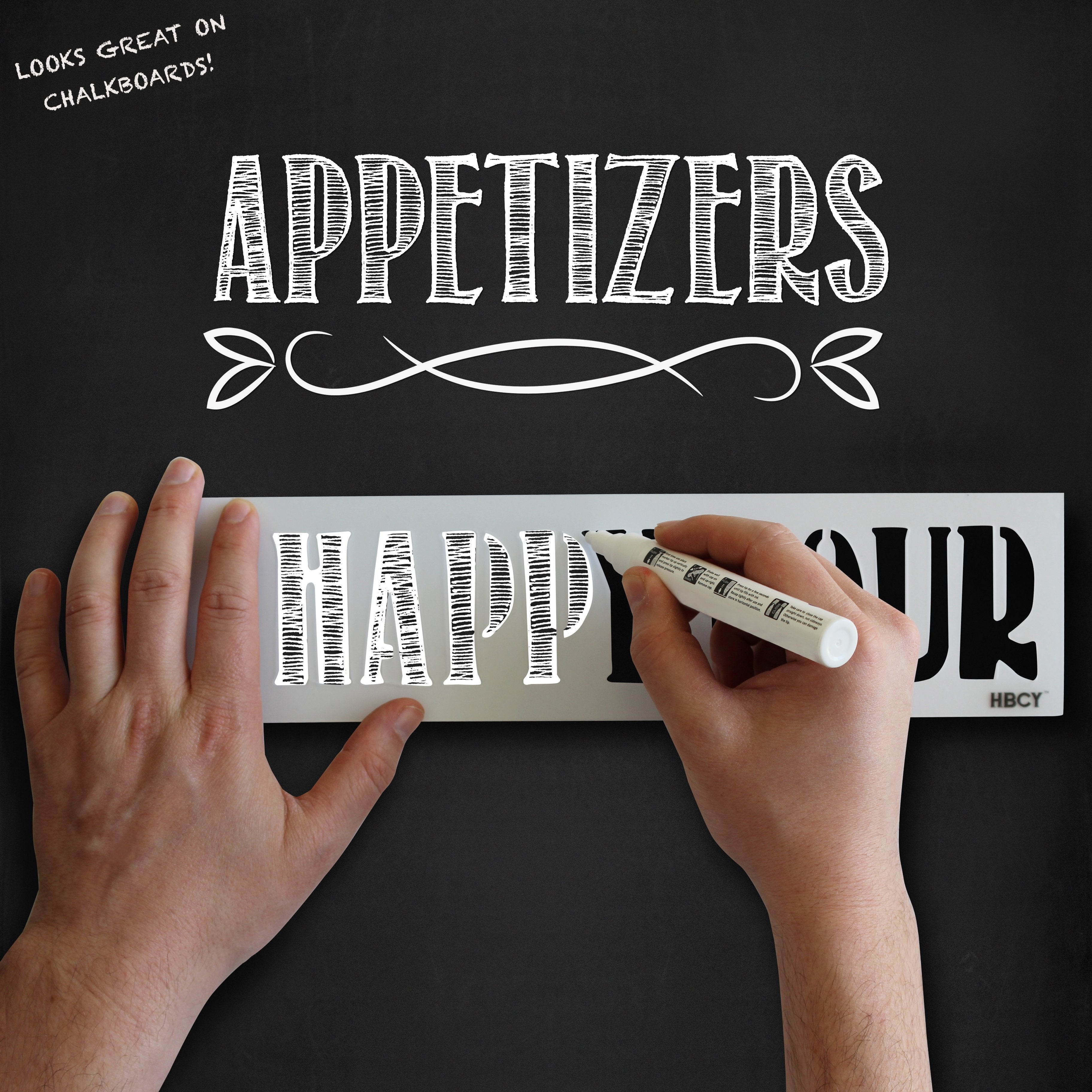 Chalk Marker Stencil Set of 40 – hbcycreations